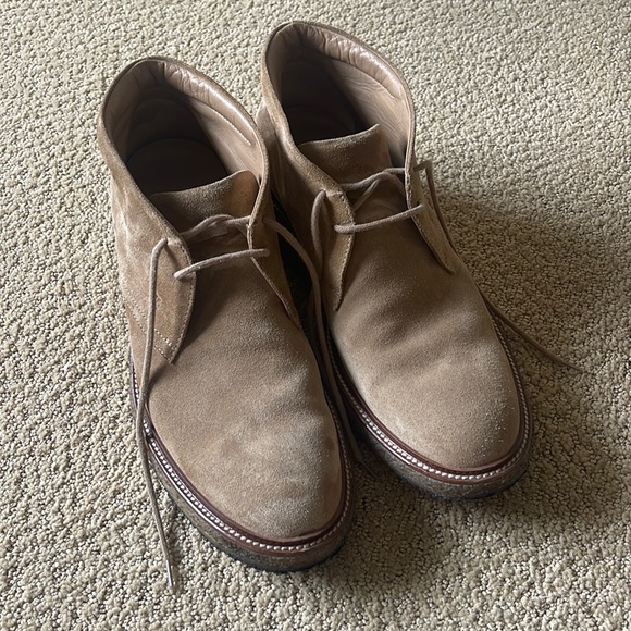 Tod's | Shoes | Mens Tods Tan Suede Boots | Poshmark